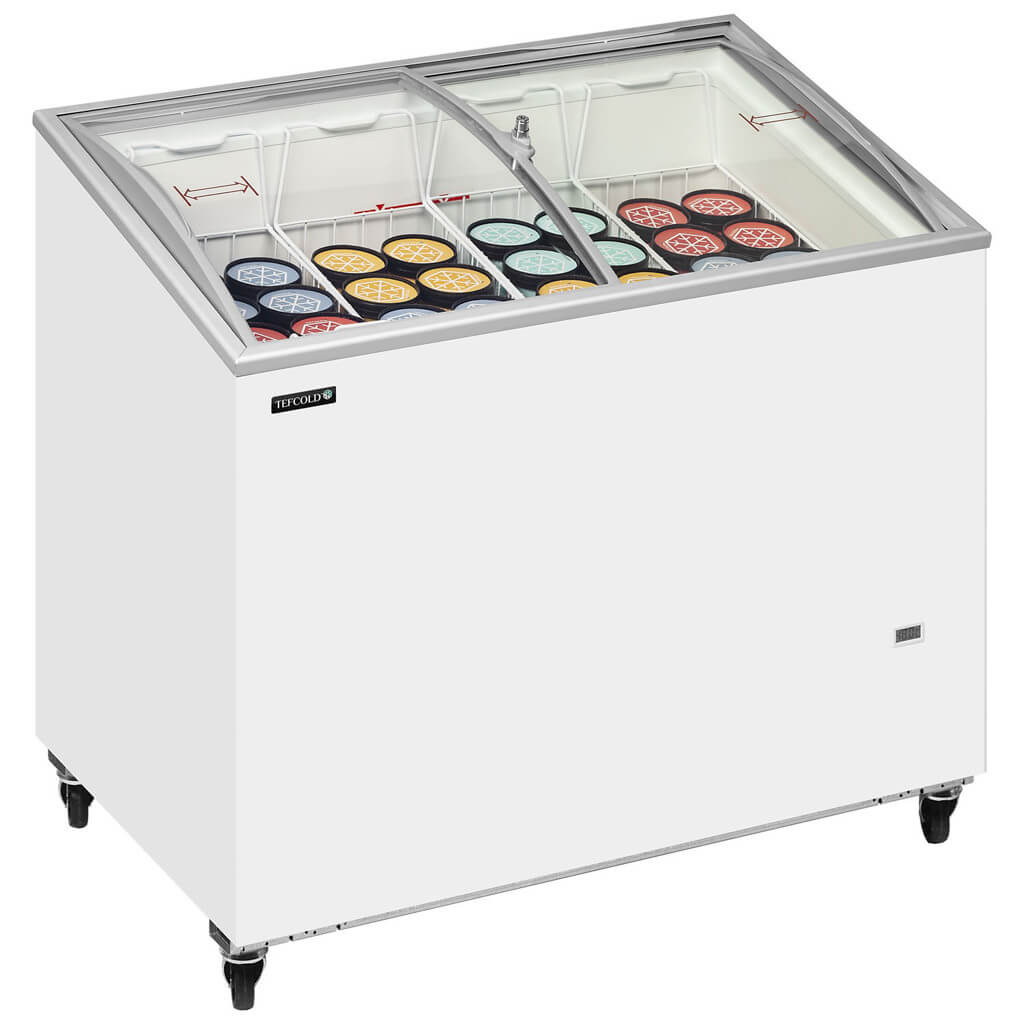 Sliding Curved Glass Lid Chest Freezer - Cater2 Ltd - Catering ...